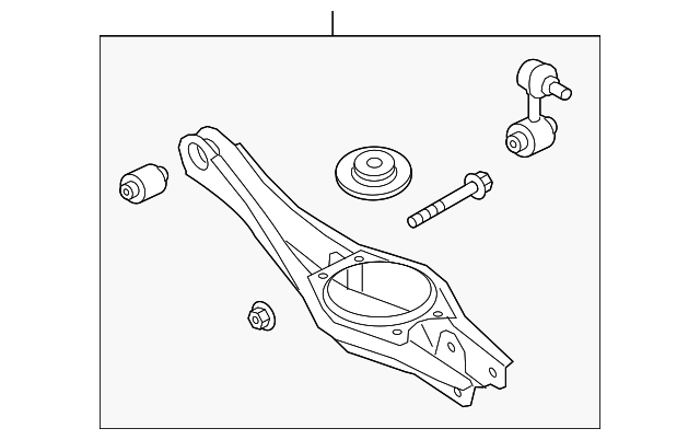 2021-2022 Hyundai Elantra Lower Control Arm 55210-AABA0 | QuirkParts