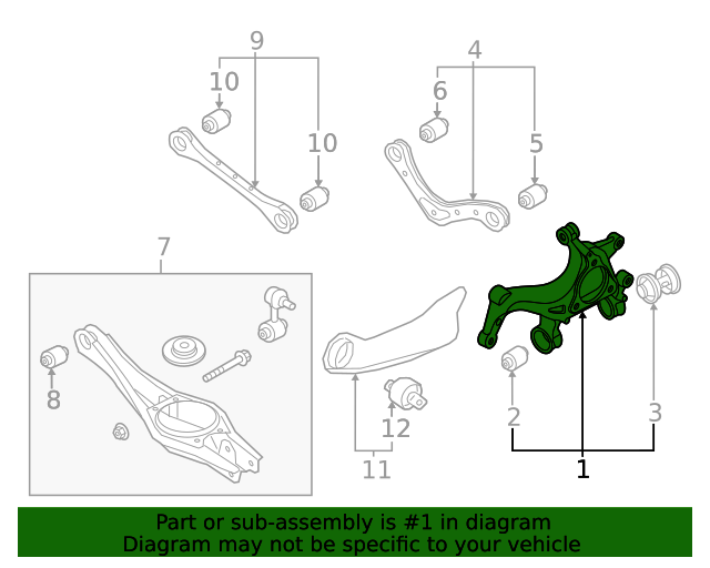 2021-2022 Hyundai Elantra Knuckle 52710-AAAA0 | OEM Parts Online