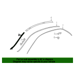 212-690-09-82-9999 - Drip Molding 2010-2016 Mercedes-Benz | Mercedes ...