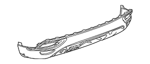 84974328 GM Black Rear Bumper Lower Fascia | GM Parts Store