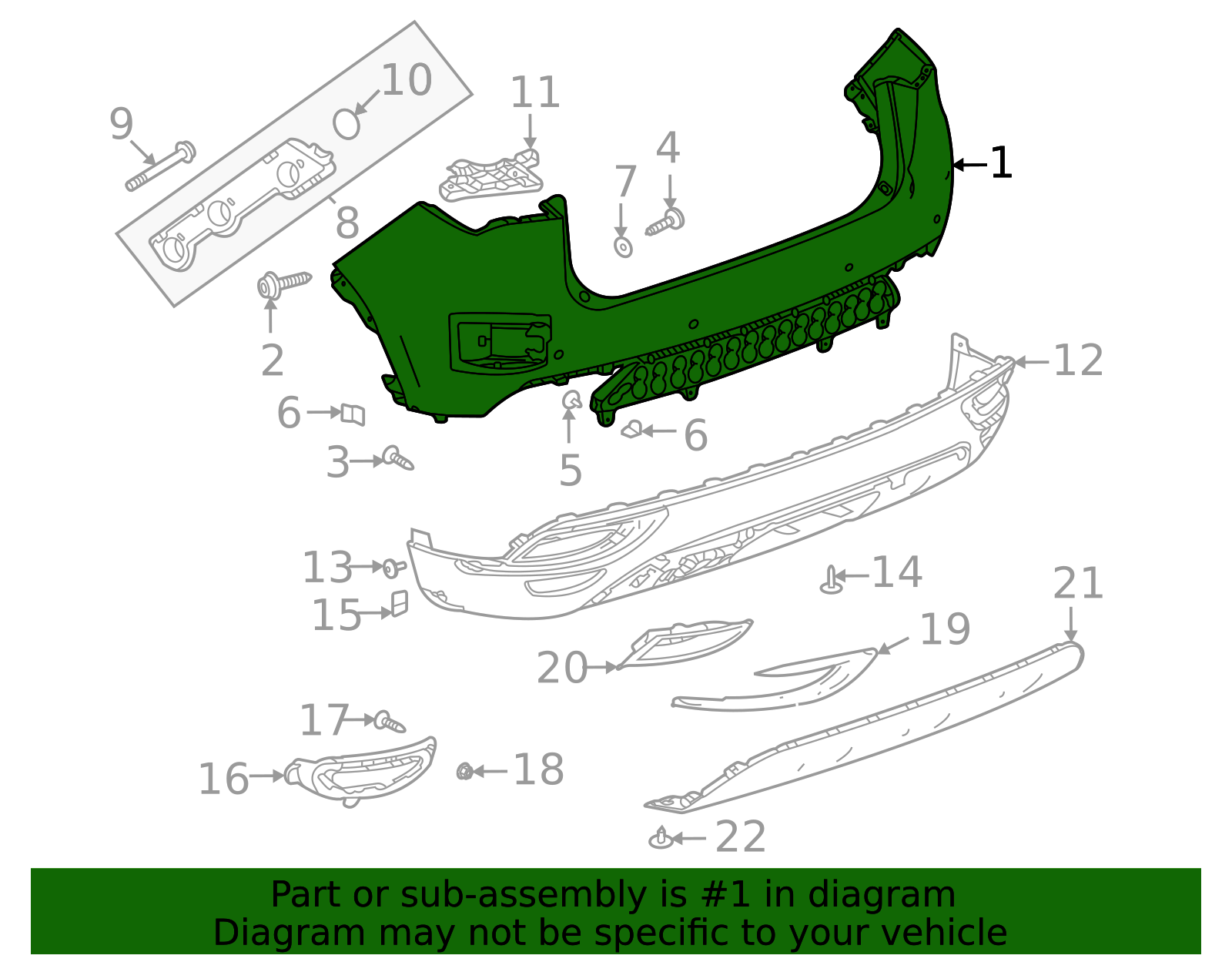 2021-2023 Buick Envision Bumper Cover 85001549 GM | GMPartsDirect.com