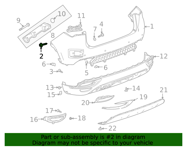 2021-2023 GM M4.2x1.41x25 Multi Purpose Bolt 11602875 GM ...