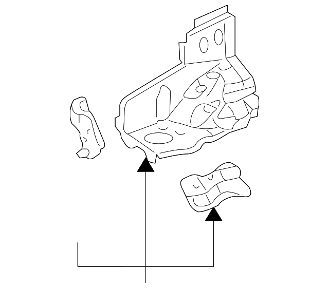 2004-2009 Toyota Prius Apron Panel 53711-47900 | Toyota Parts Center