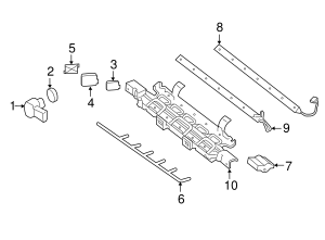 253-885-21-01 - Mount Bracket 2016-2019 Mercedes-Benz | Mercedes-Benz ...