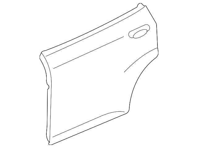 67611-TF0-305ZZ - Skin Set, R Rear Door 2009-2013 Honda Fit | Honda ...