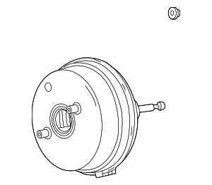84667588 - Power Brake Booster with Gasket, Seals, Nuts, and Grommet ...