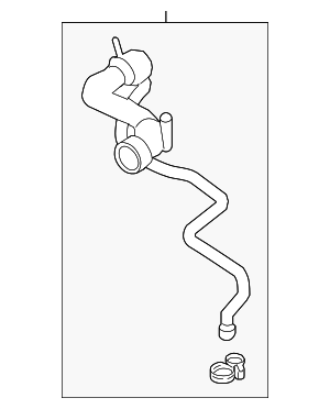 2010-2018 BMW Upper Hose 17-12-7-595-252 | OEM Parts Online