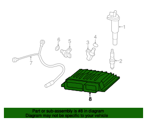 12148674949 - 2013-2019 BMW Engine Control Module (ECM) (12-14-8-674 ...
