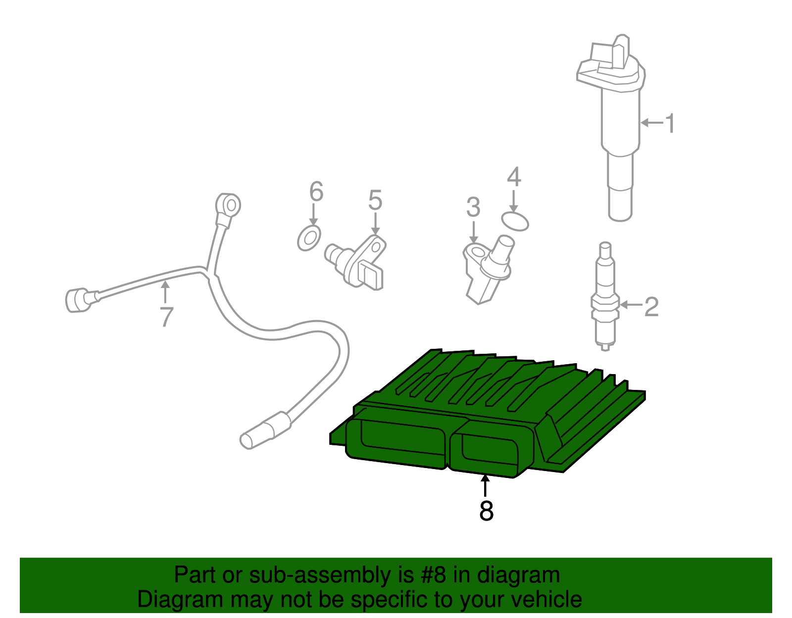 12-14-8-674-949 - 2013-2019 BMW - Engine Control Module | BMWPartsHub