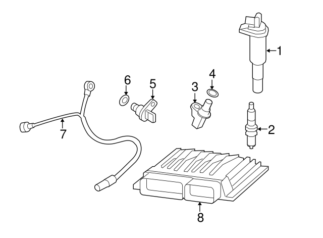 12148674949 - 2013-2019 BMW Engine Control Module (ECM) (12-14-8-674 ...