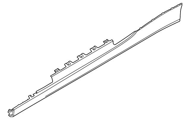 Genuine BMW 51-77-9-854-257 | Rocker Molding | FREE Shipping on Most ...