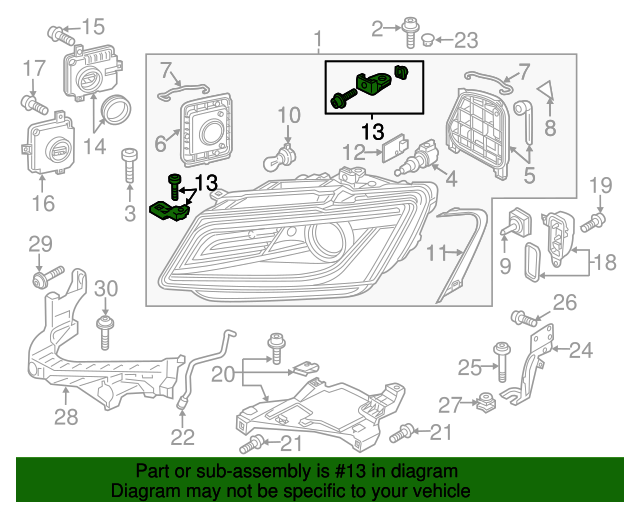 8R0-998-121-A - Repair Kit 2013-2017 Audi | Audi OEM Parts