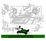 2013-2017 Audi Mount Plate 8R0-941-453-A | Audi USA Parts