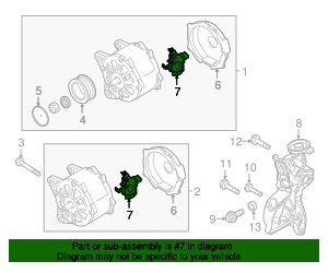 2011-2018 Audi Voltage Regulator 03L-903-803-C | OEM Parts Online