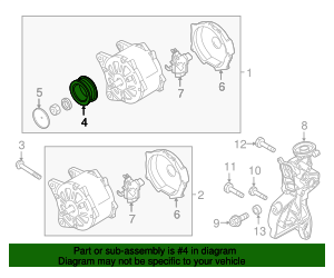 06L-903-219-C - Alternator Pulley 2012-2018 Audi | AutoNationParts.com