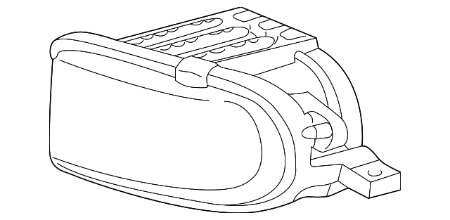 215-820-05-56 - Fog Lamp Assembly 2000-2004 Mercedes-Benz | Mercedes ...