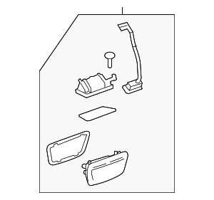 2013-2022 GM Liftgate Outside Pull Handle 42613005 GM | GMPartsDirect.com