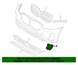 51-11-8-081-200 - Air Inlet Cover - 2022-2023 BMW X4 | Buy BMW Parts Now