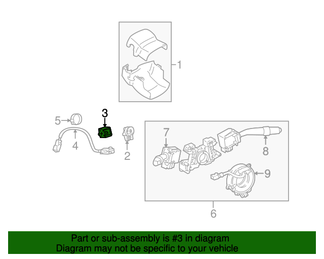 1995-2009 Lexus Interlock Solnd 85432-14040 | OEM Parts Online