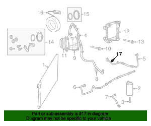 2011-2021 Mopar A/c Pressure Transducer Va 68308727aa | TascaParts.com