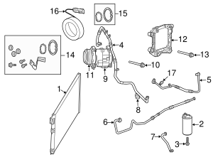2011-2021 Mopar A/c Pressure Transducer Va 68308727aa | TascaParts.com