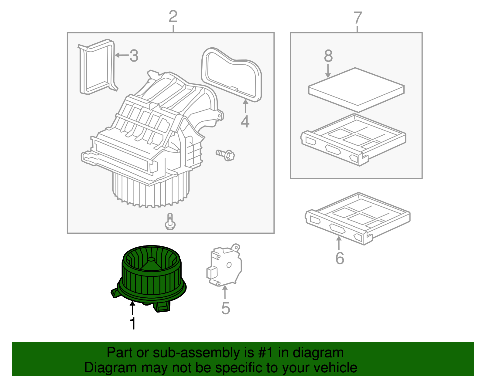 80030-SNA-305 - Fan & Motor 2006-2011 Honda Civic | Honda Parts Online