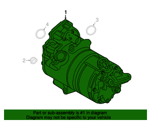 2018-2022 Volvo A/C Compressor 36013037 | TascaParts.com