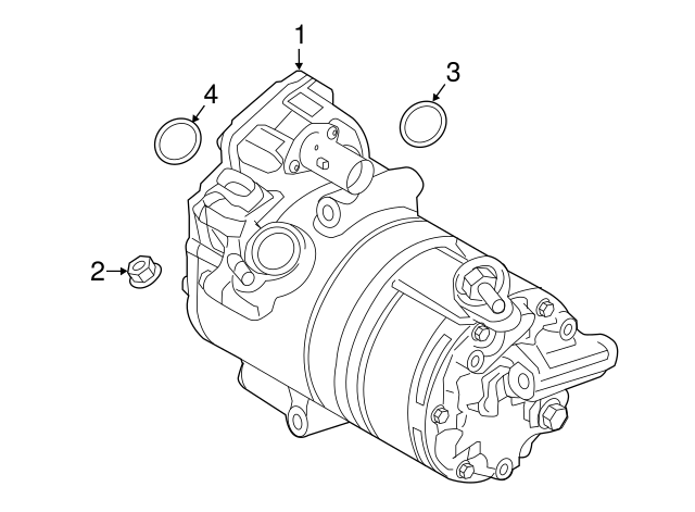 2018-2022 Volvo A/C Compressor 36013037 | TascaParts.com