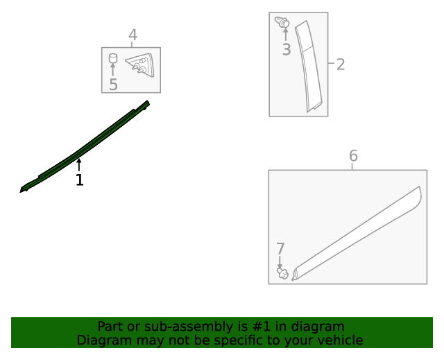 DGH9-50-650A - Belt Molding - 2020-2023 Mazda CX-30 | Mazda Swag