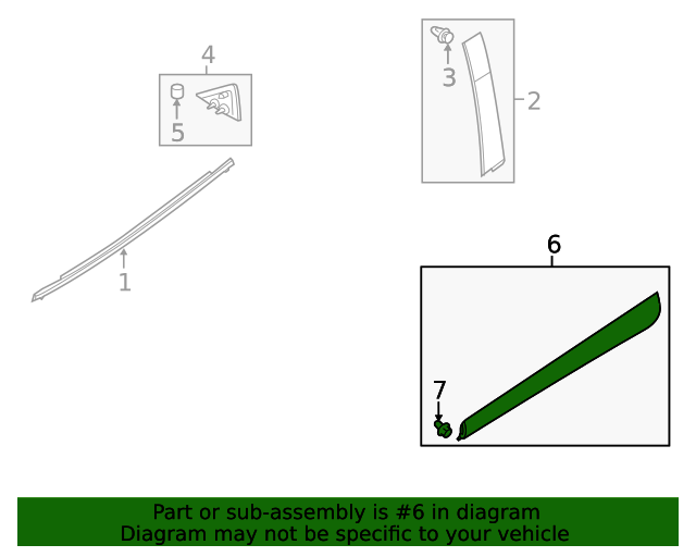 2020-2024 Mazda CX-30 Body Side Molding DGH9-51-RB0 | RealMazdaParts.com