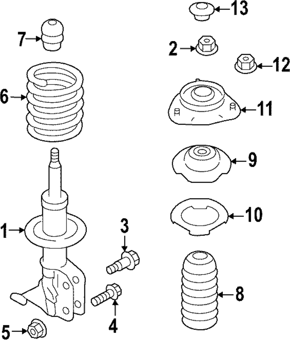 2022-2024 Subaru BRZ Coil Spring 20330CC010 | Subaru Parts Store