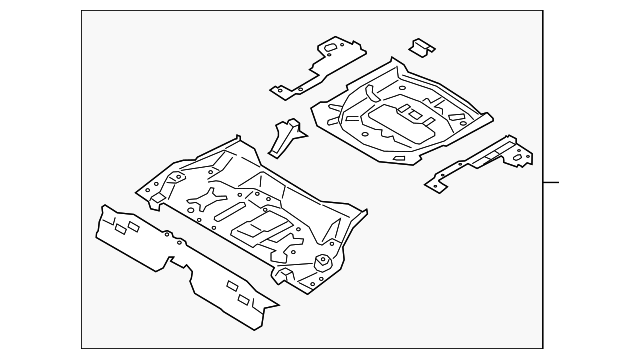 Ford LX6Z-7811215-C - Pan Assembly Floor - 2020-2021 Lincoln Corsair ...