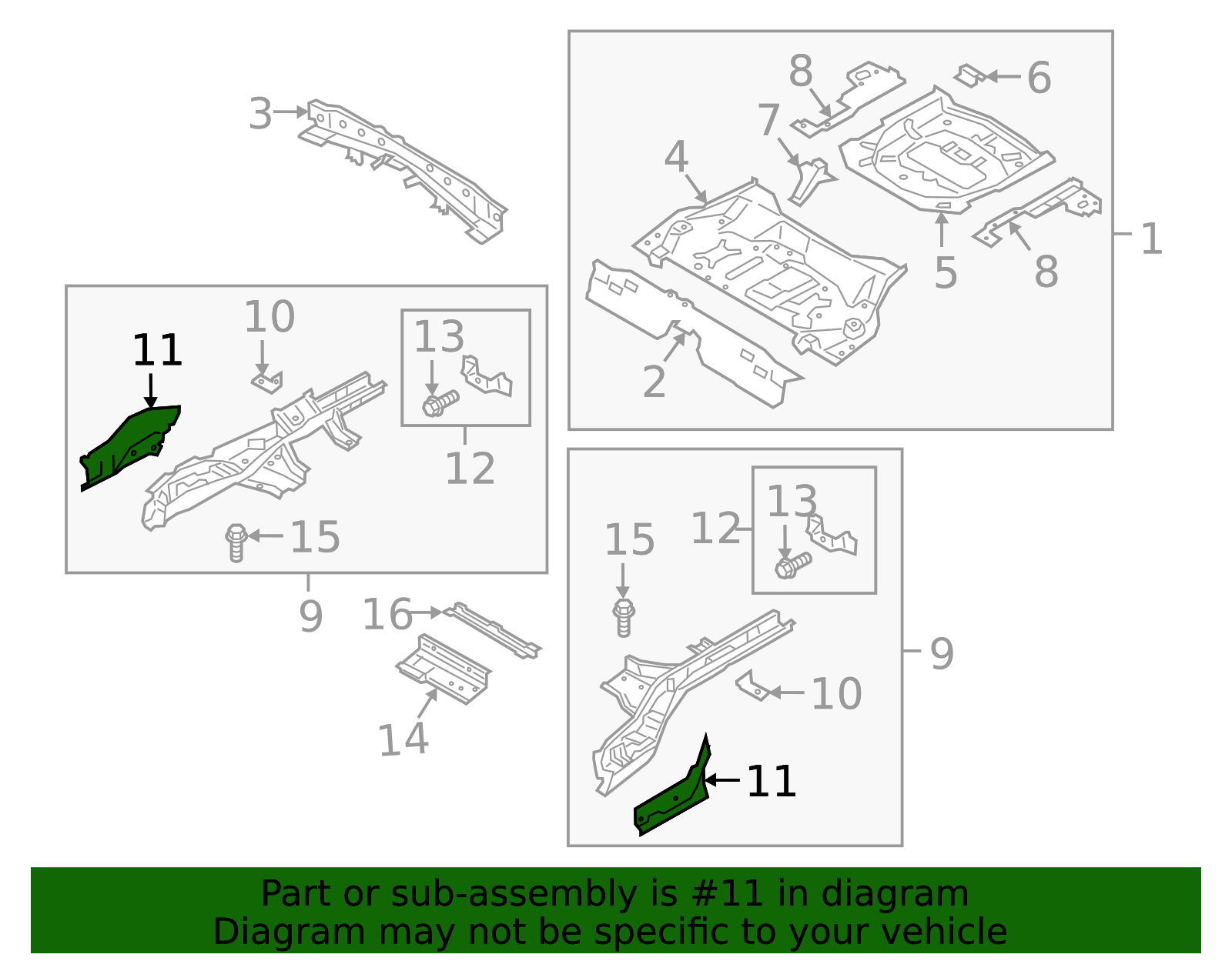 LX6Z-7811250-B - Frame Side Member Reinforcement 2020-2025 Ford | Big 3 ...
