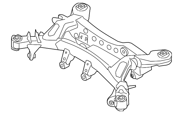 33316853442 - 2014-2019 BMW Cross-Member (33-31-6-853-442) | BMW of ...