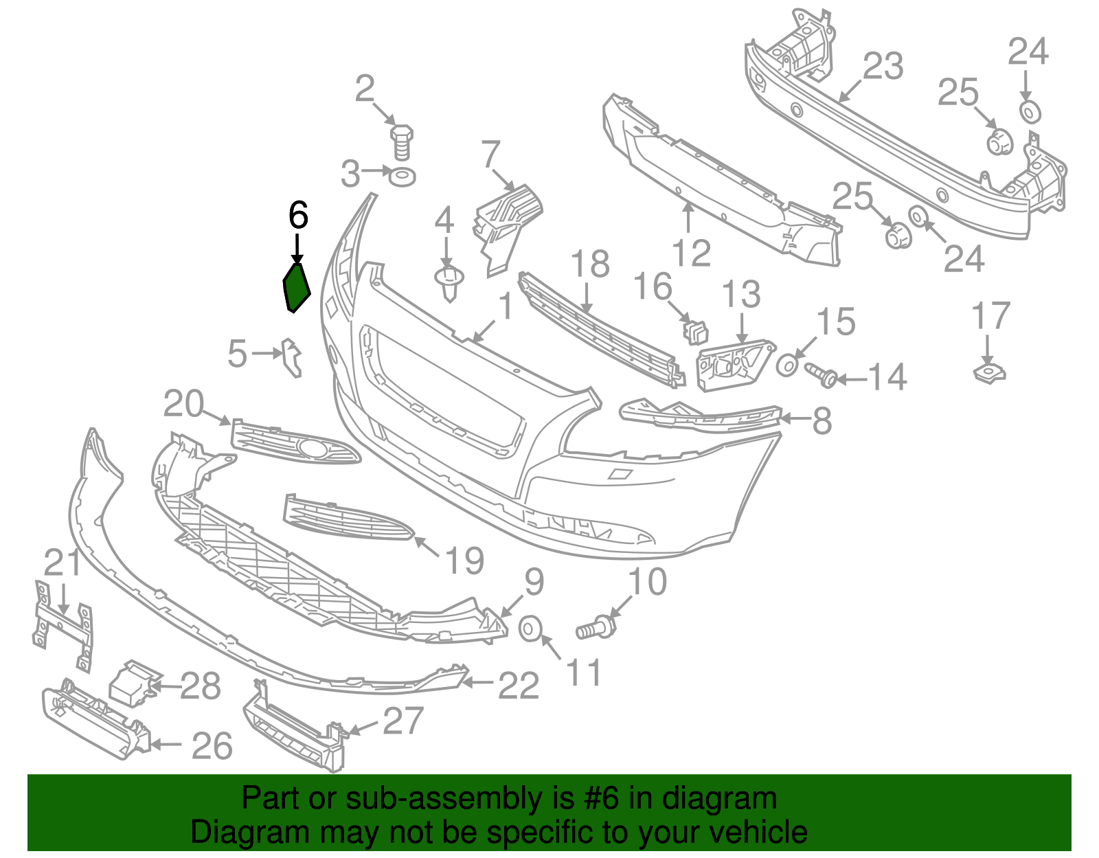 2008-2011 Volvo Lmp Washer Cover 39886377 | OEM Parts Online