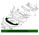 2008-2011 Volvo S40 Lower Shield 30763747 | TascaParts.com