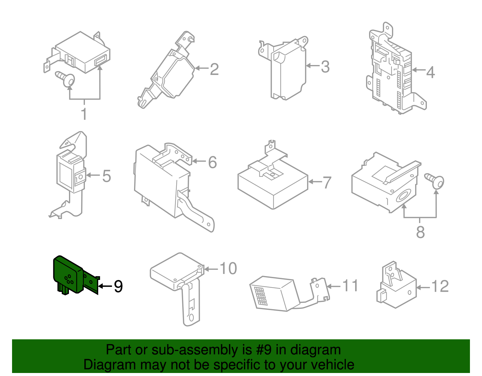 2016-2017 Infiniti QX50 Warning Buzzer 25640-1BA7E | INFINITI OF WEST ...