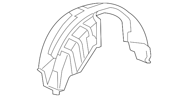 65637-33040 - Wheelhouse Liner For 2007-2012 Lexus ES350 | Lexus OE Parts