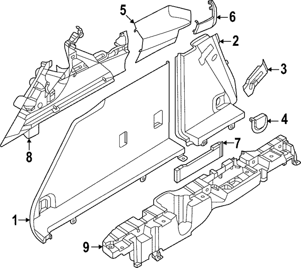 51-47-6-926-699 - 2022-2024 BMW iX - Front Trim | BMWPartsHub