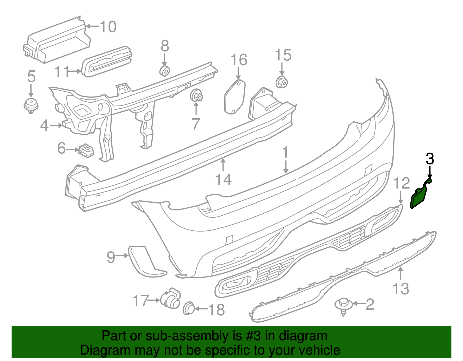2014-2021 Mini Cooper Cover, tow fitting, primed, right 51-31-7-380-022 ...