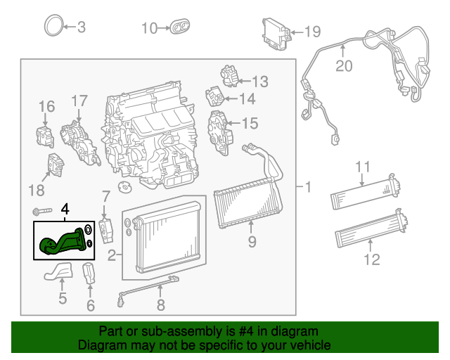 2013-2024 Lexus Tube Assembly 88710-3A410 | OEM Parts Online