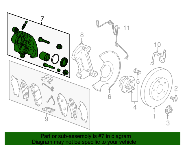 13542337 - Disc Brake Caliper 2020-2024 GM | GM Parts Warehouse