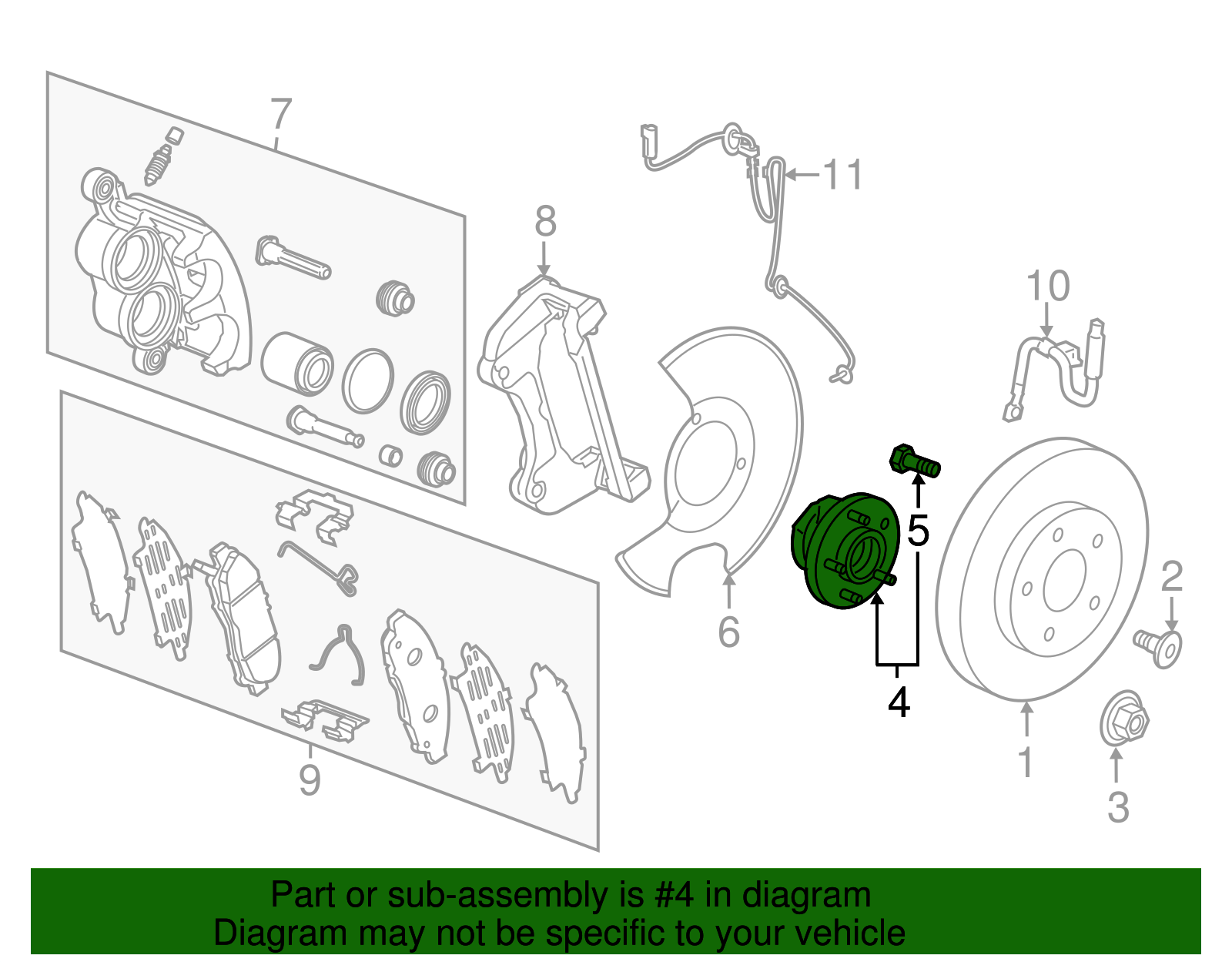 2017-2025 GM Hub Assembly 13552419 | GM Parts Center