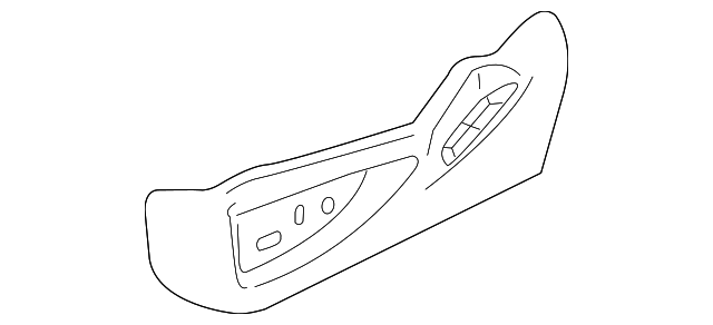 2014-2020 GM Jet Black Driver Seat Cushion Outer Finish Cover 84233195 ...