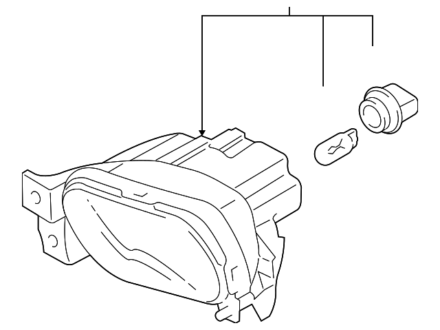 92201-1G000 - Fog Lamp Assembly 2006-2011 Kia | Kia.Parts Store