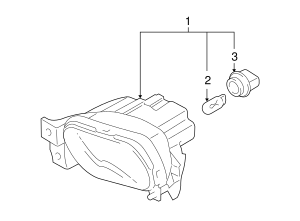 92201-1G000 - Fog Lamp Assembly 2006-2011 Kia | Kia.Parts Store