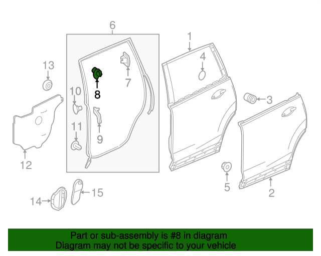 2008-2021 Honda Clip, Panel 90651-TA0-003 | Cheaper Honda Parts