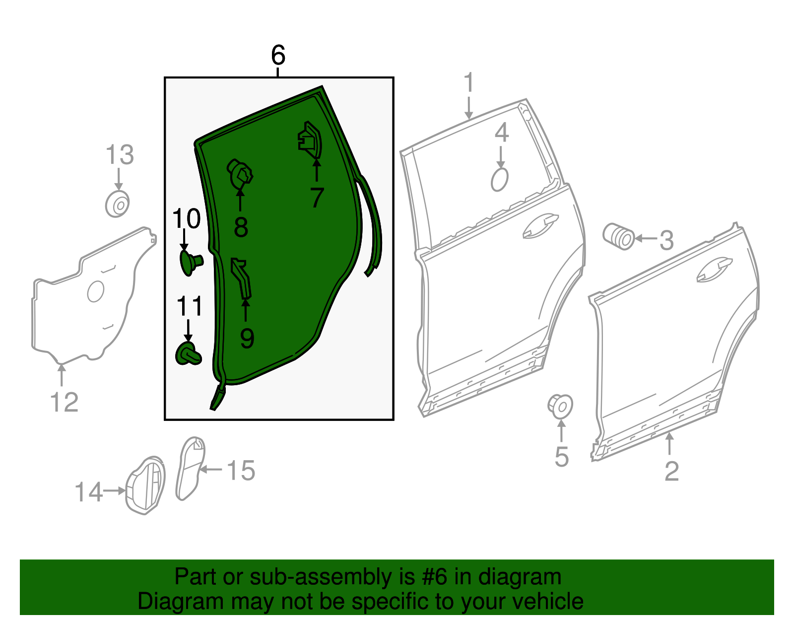 72810-TG7-A02 - Weatherstrip R Rear Door - 2016-2021 Honda | Honda ...