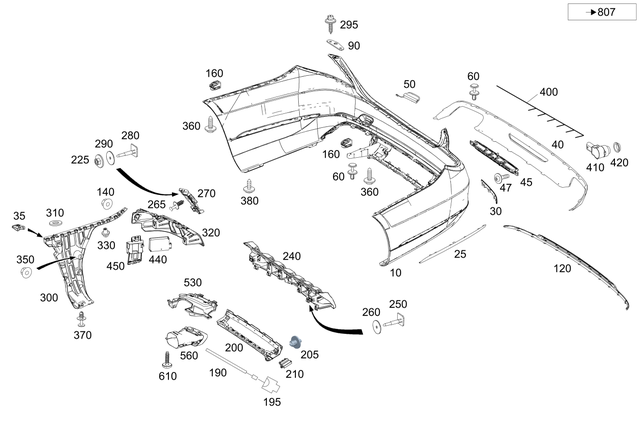 231-905-99-00 - Rear Switch Module 1995-2025 Mercedes-Benz | Mercedes ...