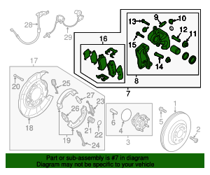58210-3M300 - Disc Brake Kit 2010-2017 Hyundai | AutoNationParts.com